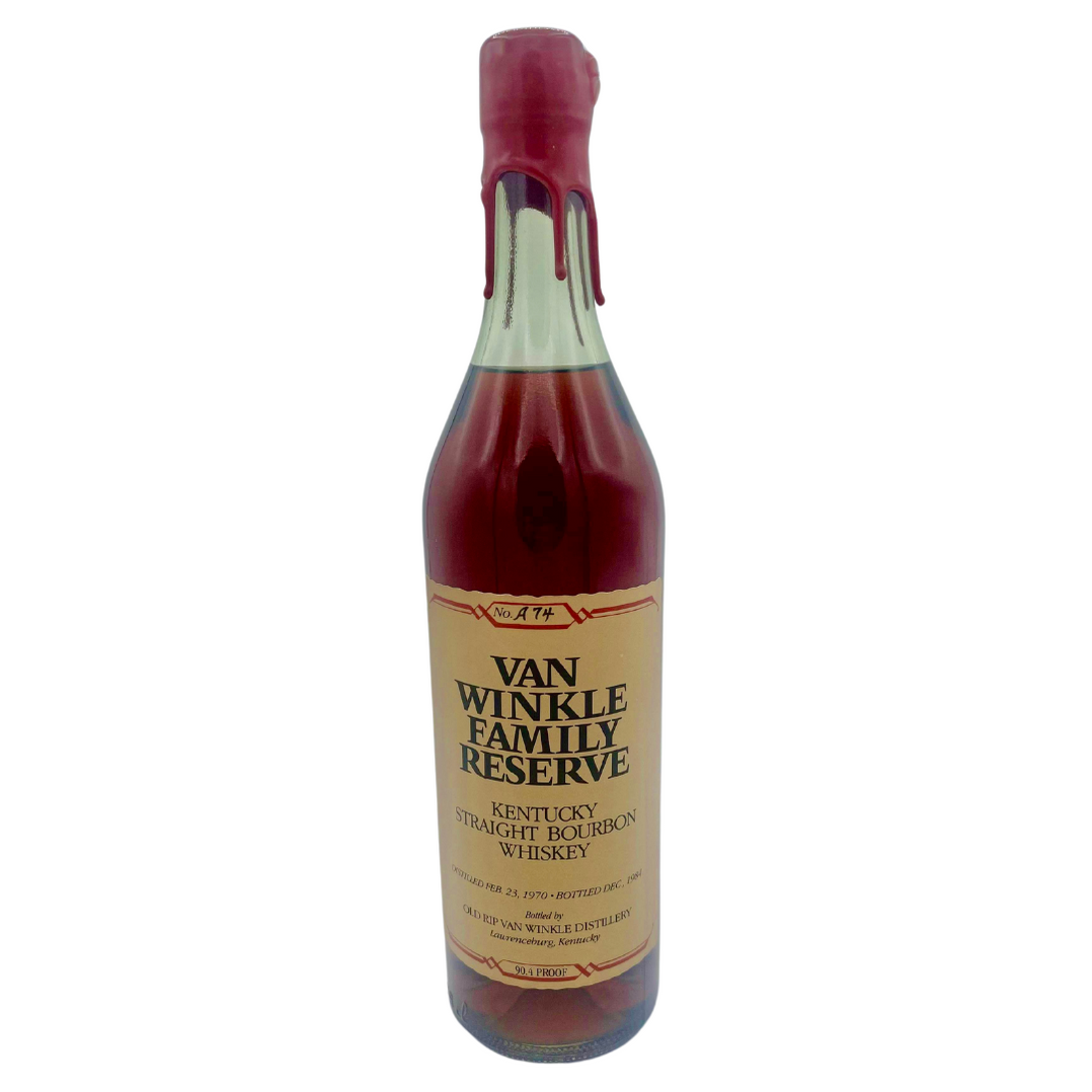 1970 Old Rip Van Winkle Pappy Van Winkle's Family Reserve 14 Year Old ...