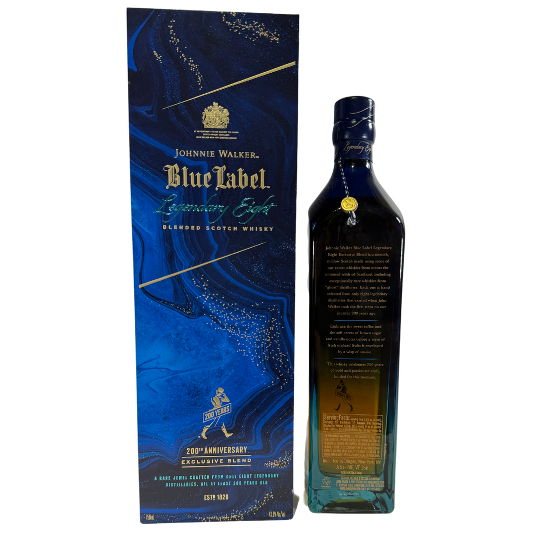 Johnnie Walker Blue Label Legendary Eight 200th Anniversary Blended Sc ...